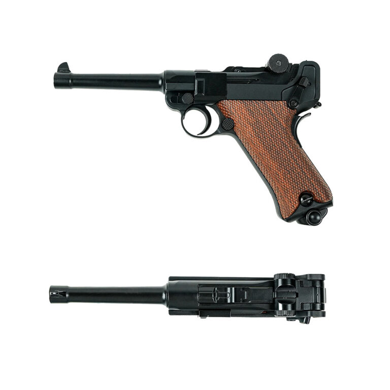 Luger P08 Shell Ejecting Pistol Laser | Orbeez Gun